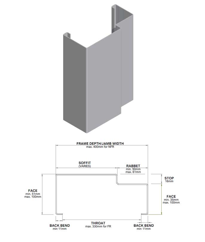 HOLLOW METAL GLAZED WINDOWS – ALZAHABIA